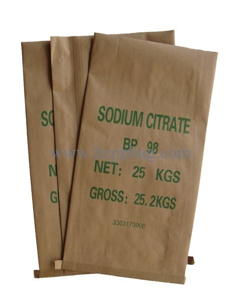 Recyclable Multi Color OEM Multiwall Paper Bags / Kraft Paper Sacks for ...
